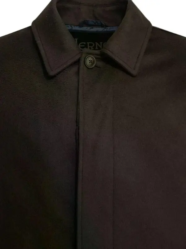 Herno Cashmere Single-breasted Coat