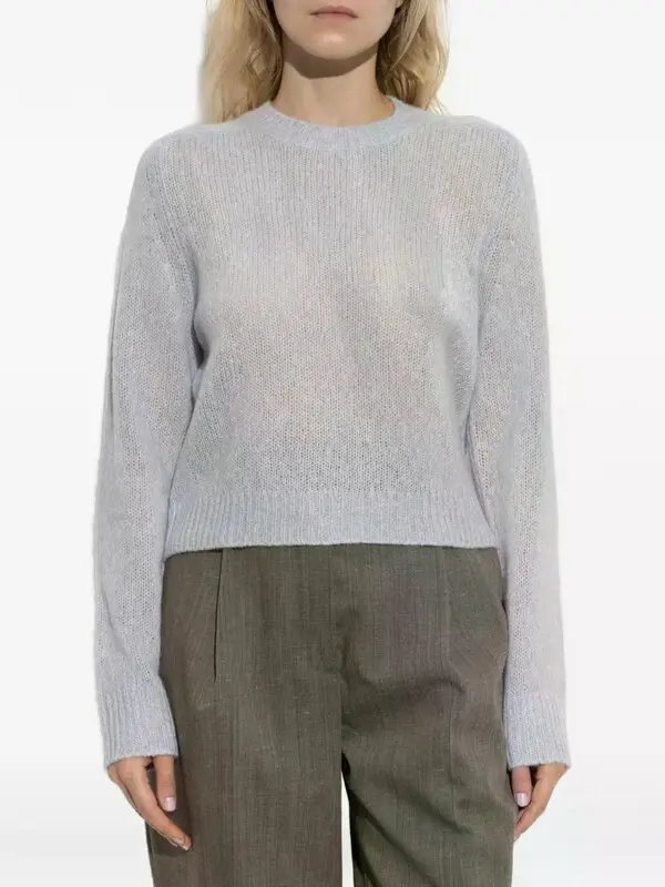 LISA YANG Solene Ribbed-trim Sweater