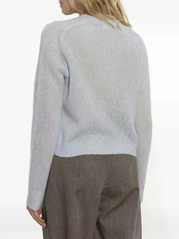 LISA YANG Solene Ribbed-trim Sweater