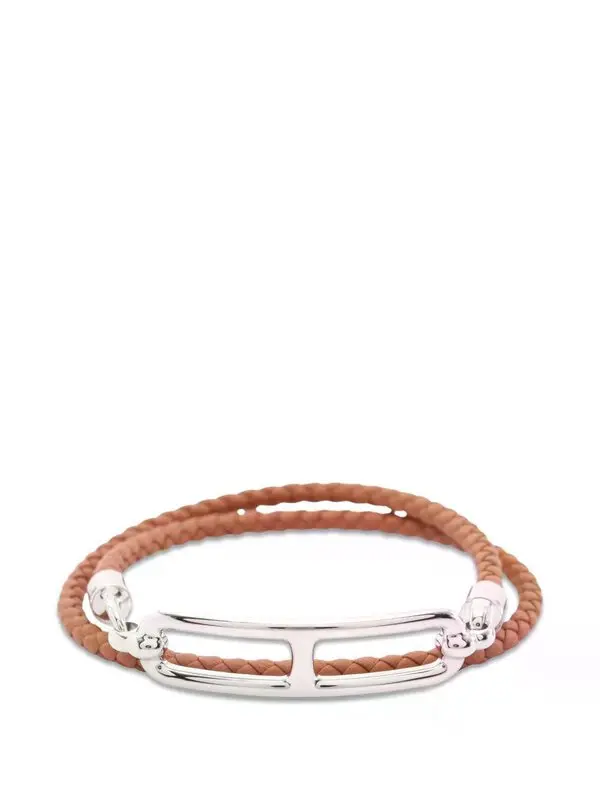 Hermès Double Tour Bracelet - Silver