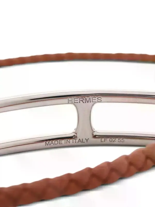 Hermès Ruri Double Tour Bracelet - Silver