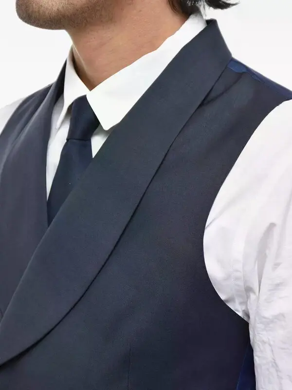 Corneliani Shawl-lapel Double-breasted Waistcoat