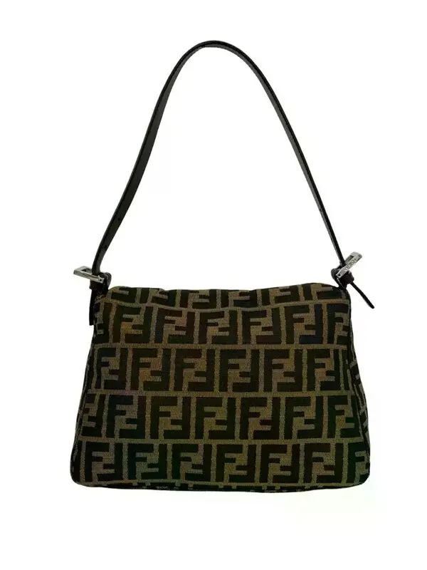 Fendi Zucca Canvas Mamma Forever Shoulder Bag