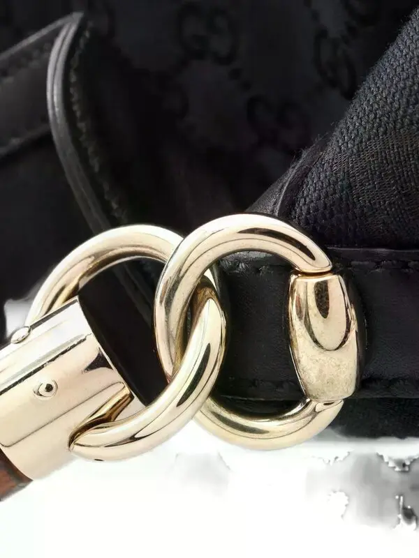 Gucci 2010s Bamboo Gg Tote Bag