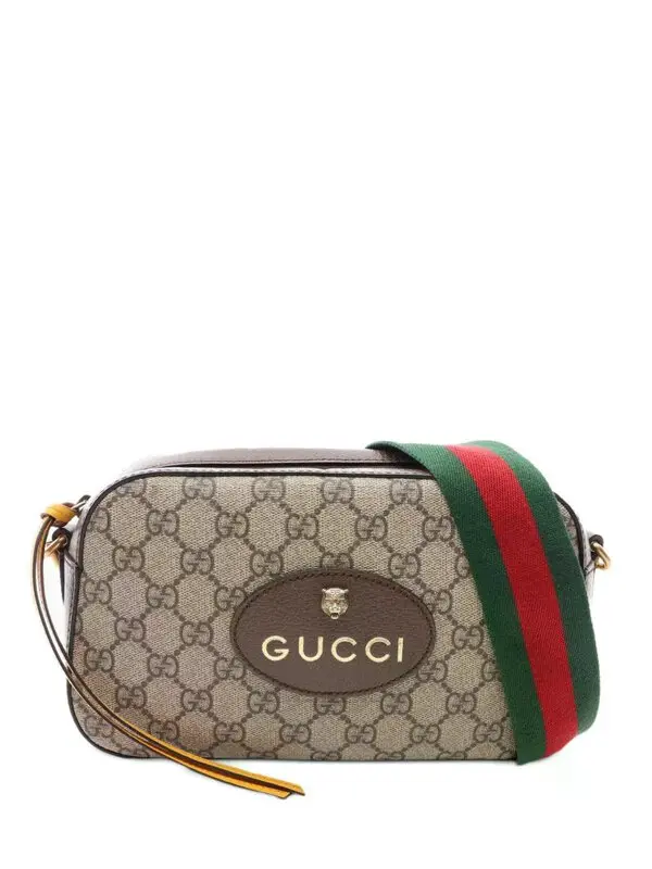 Gucci Gg Supreme Neo Shoulder Bag - Neutrals