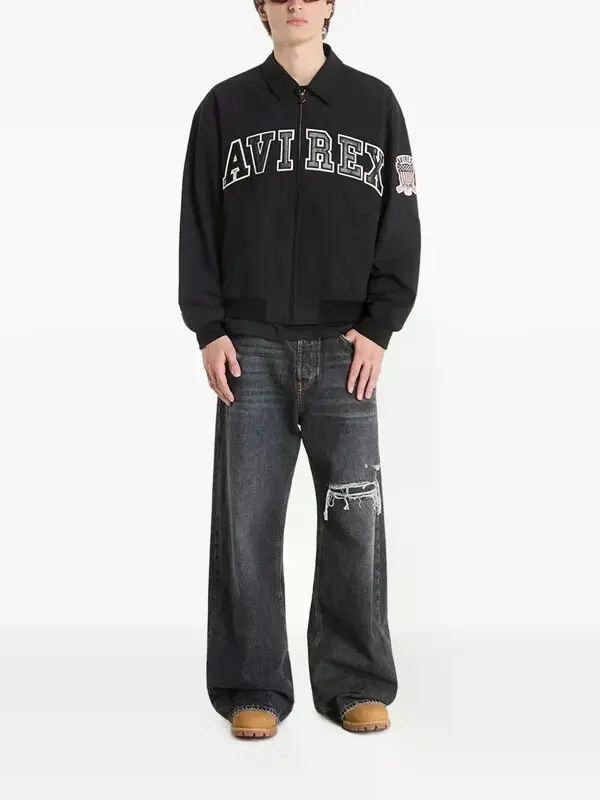 AVIREX A-2 Logo Patch Jacket
