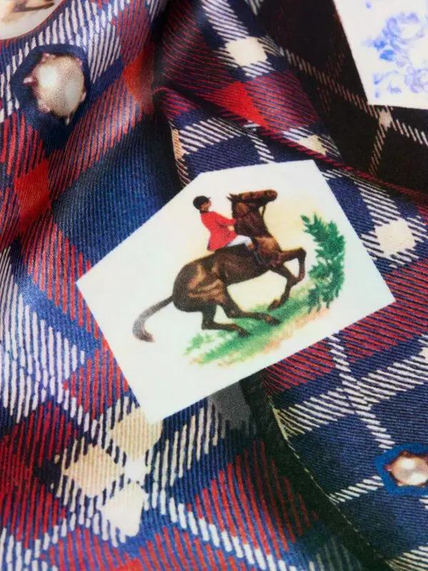 Acne Studios Printed Silk Scarf
