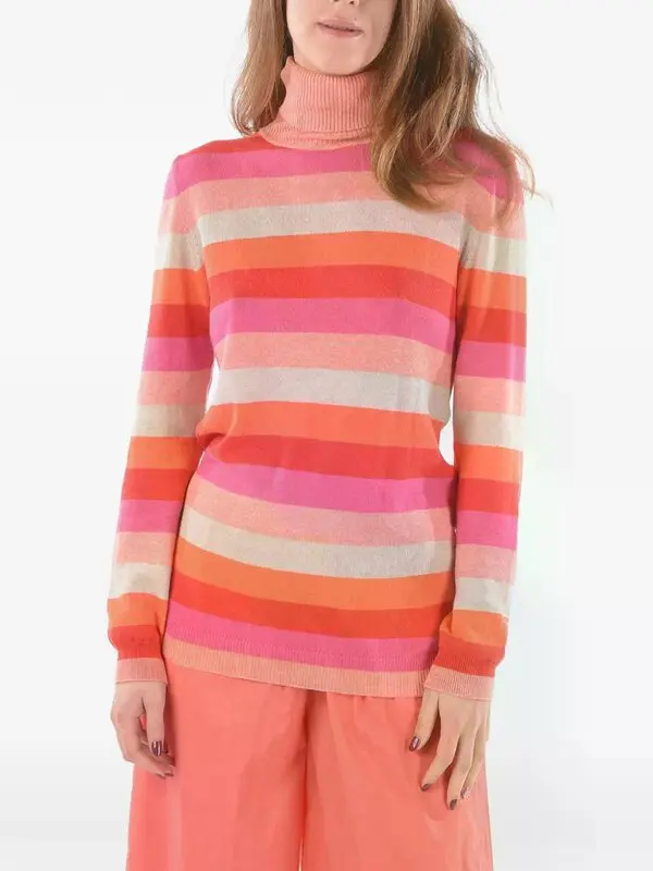 Woolrich Striped Turtleneck Sweater