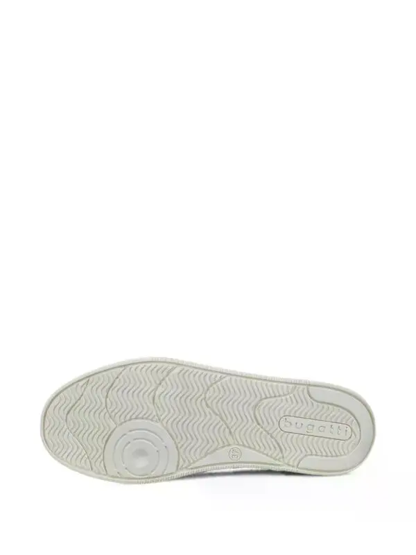 BUGATTI Monogram-embossed Metallic-effect Sneakers