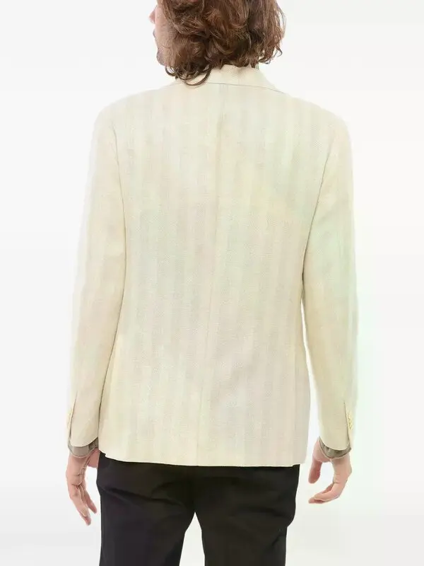 Corneliani Striped Single-breasted Blazer