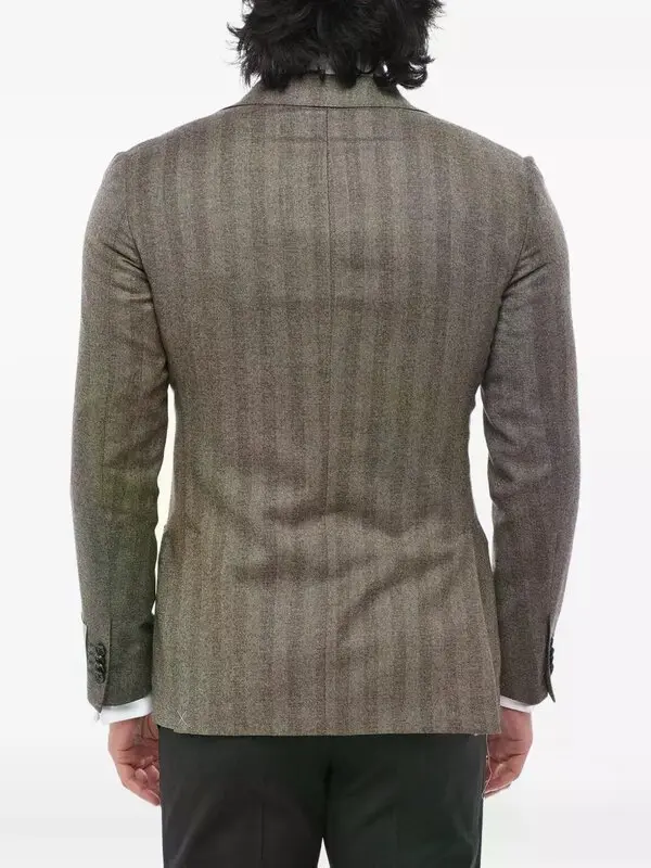 Corneliani Herringbone Single-breasted Blazer