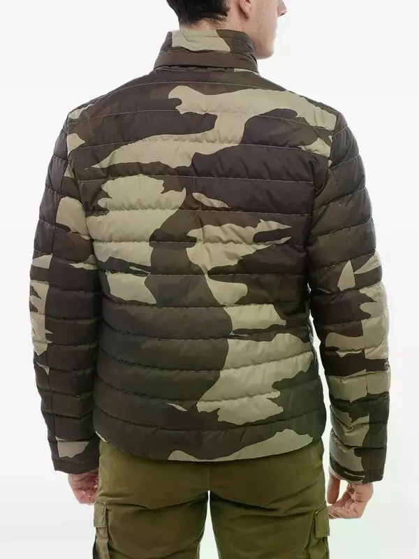 Woolrich Bering Camouflage-print Quilted Jacket