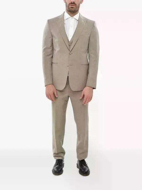 Corneliani Peak-lapel Three-piece Suit