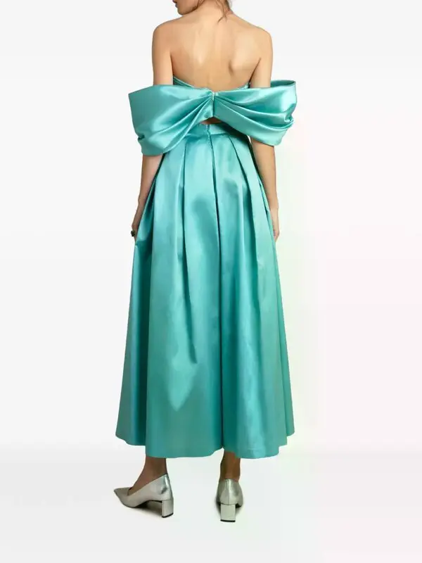 GEMY MAALOUF Pleated Wide-leg Trousers