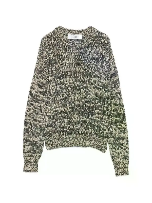 RÓHE Mouline-knit Crew-neck Sweater