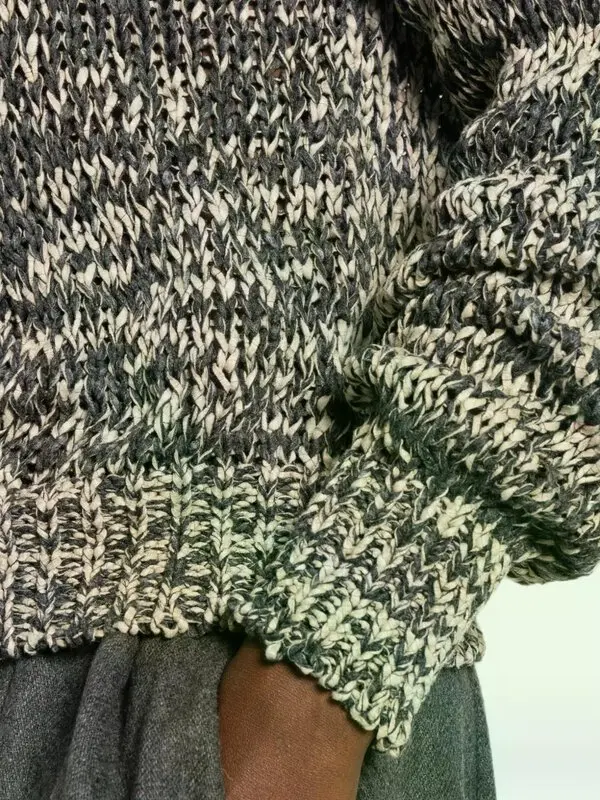 RÓHE Mouline-knit Crew-neck Sweater