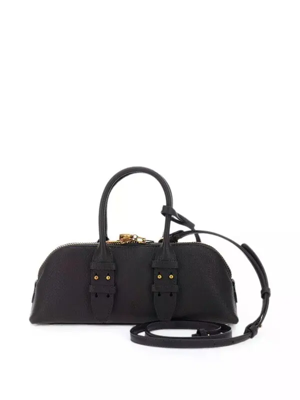 Pinko Escape Bag Horizontal Small Handbag In Full-grain Leather