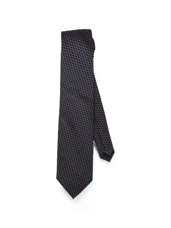 Pal Zileri Geometric Pattern Silk Tie