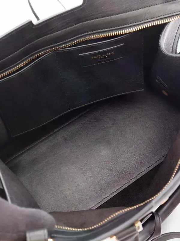 Saint Laurent 2010s Kabas Monogram Handbag