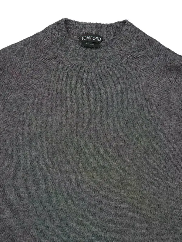 TOM FORD Seamless Brushed Cashmere Crewneck Sweater