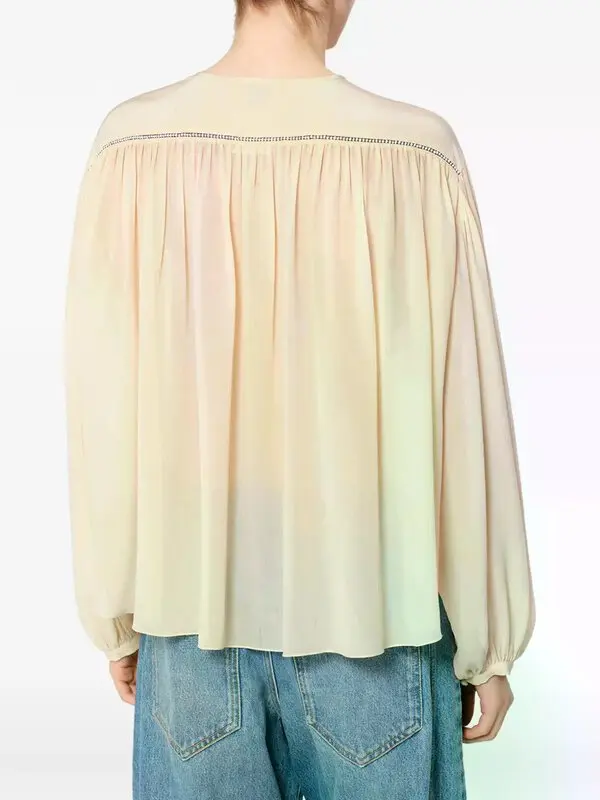 Isabel Marant Étoile Nuna Silk Fluid-fit Blouse