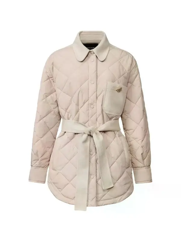 Fabiana Filippi Quilted Belted Coat
