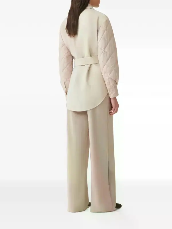 Fabiana Filippi Quilted Belted Coat
