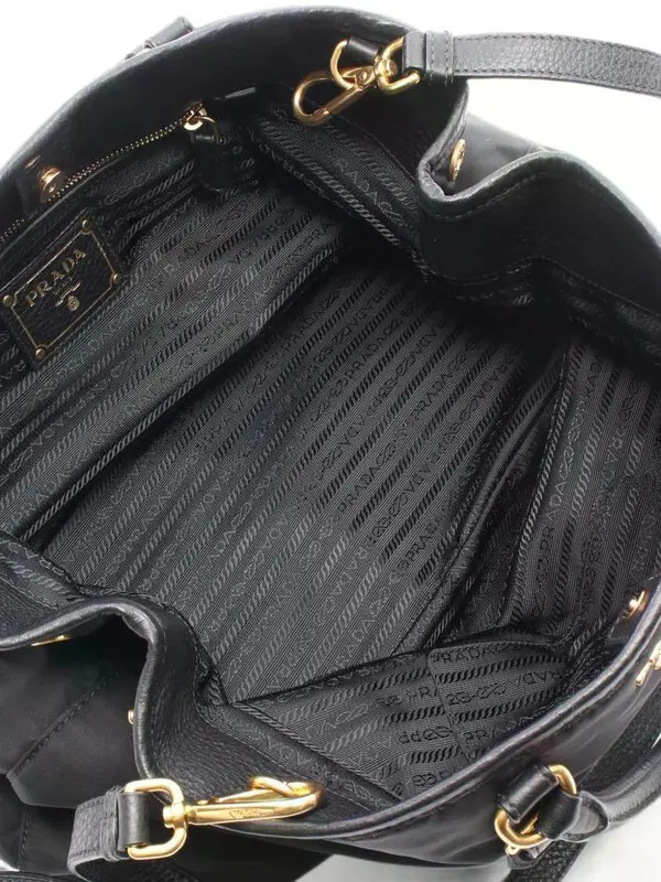 Prada 2000s Buckled Tote Bag