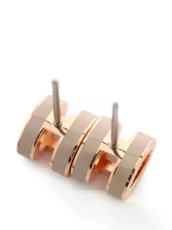 Hermès Mini Pop H Earrings - Neutrals