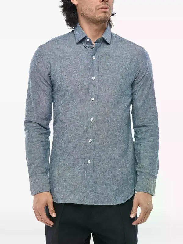 SALVATORE PICCOLO French-collar Slim-fit Shirt