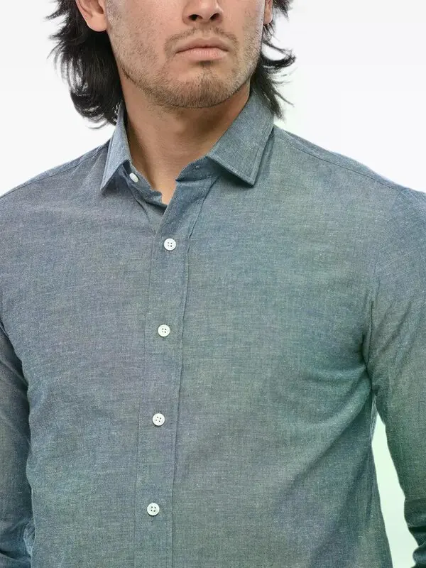 SALVATORE PICCOLO French-collar Slim-fit Shirt
