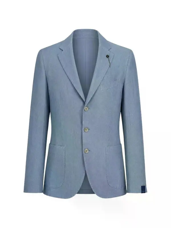 SANTANIELLO Single-breasted Notched-lapels Blazer