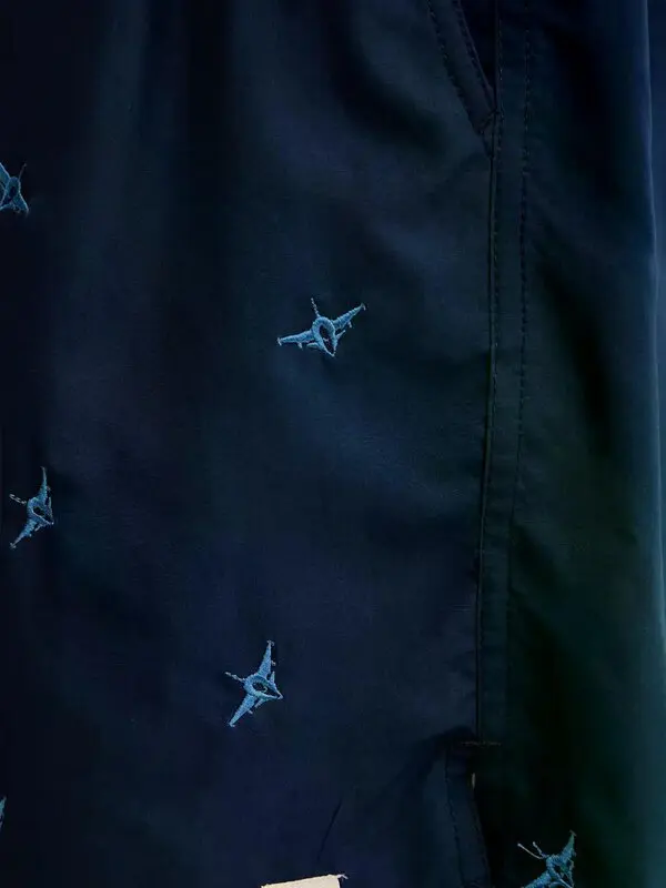 AERONAUTICA MILITARE Embroidered Swim Shorts