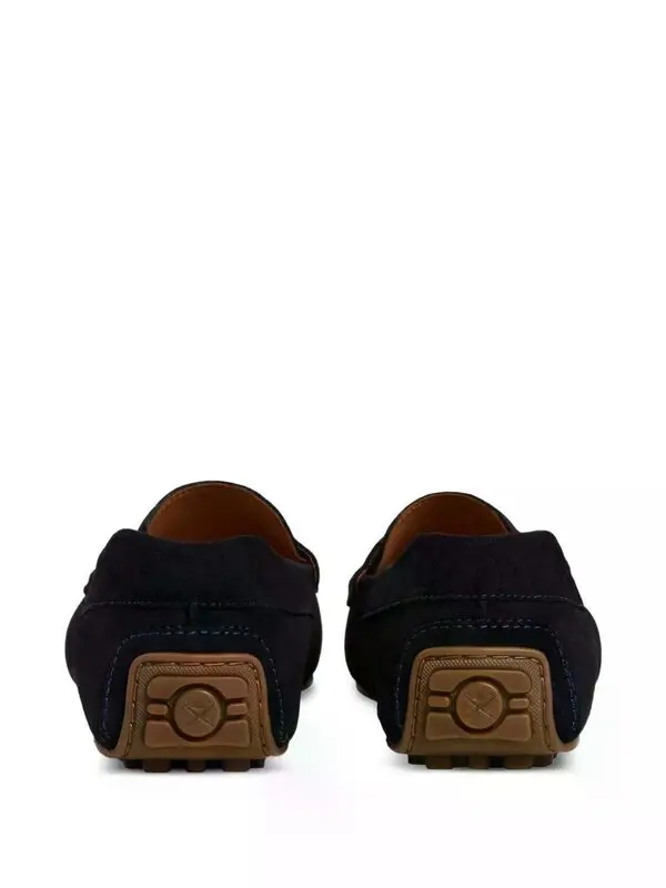 HACKETT LONDON Driver Saddle Suede Loafers