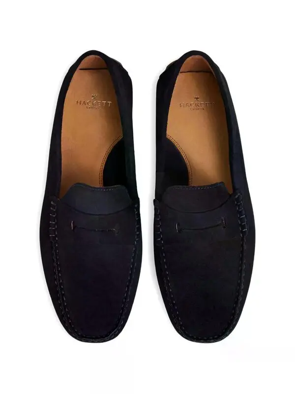 HACKETT LONDON Driver Saddle Suede Loafers