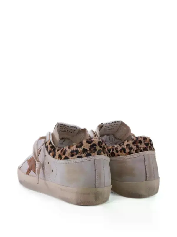 GOLDEN GOOSE Super-star Leopard-print Sneakers