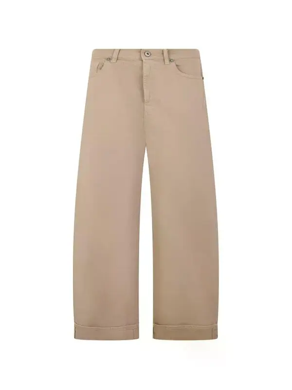 P.a.r.o.s.h Wide-leg Turned-up Hem Trousers