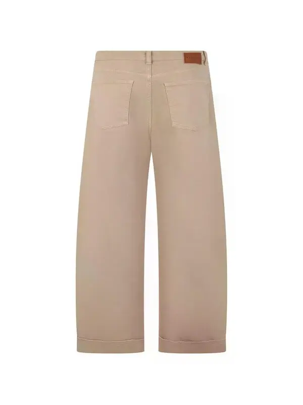 P.a.r.o.s.h Wide-leg Turned-up Hem Trousers