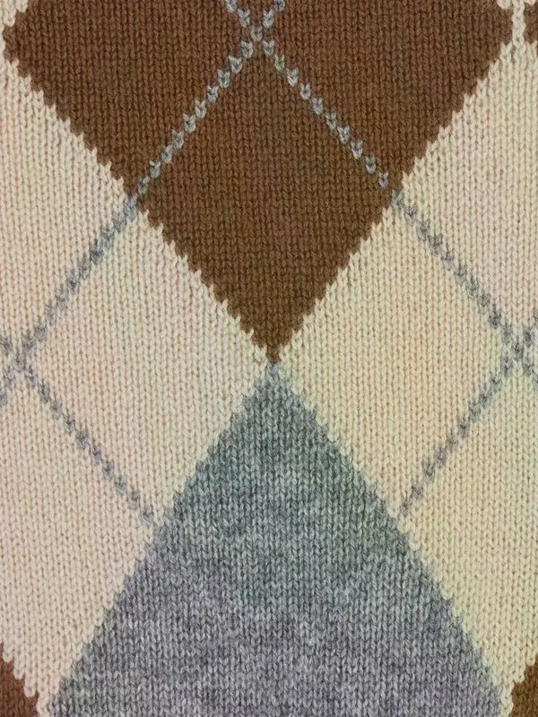 Max Mara Argyle-pattern Sweater