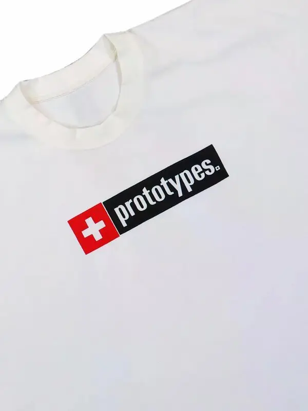 PROTOTYPES Cross Logo Printed T-shirt