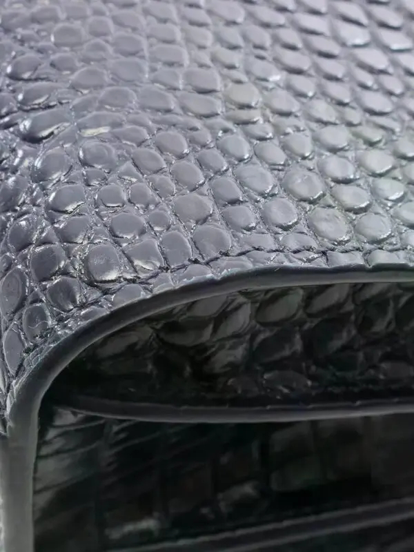 Saint Laurent 2010s Sac De Jour Crocodile-embossed Handbag
