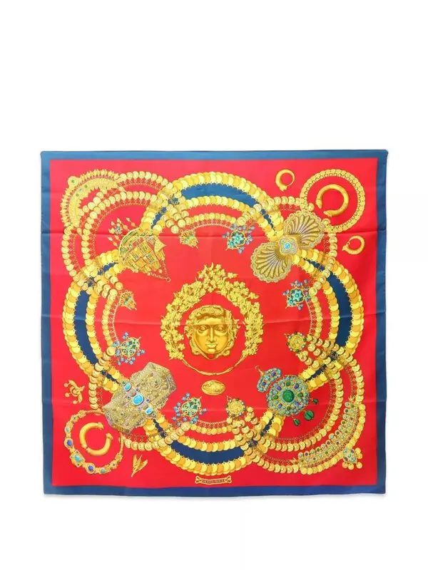 Hermès 2010s Kosmima Scarf - Red