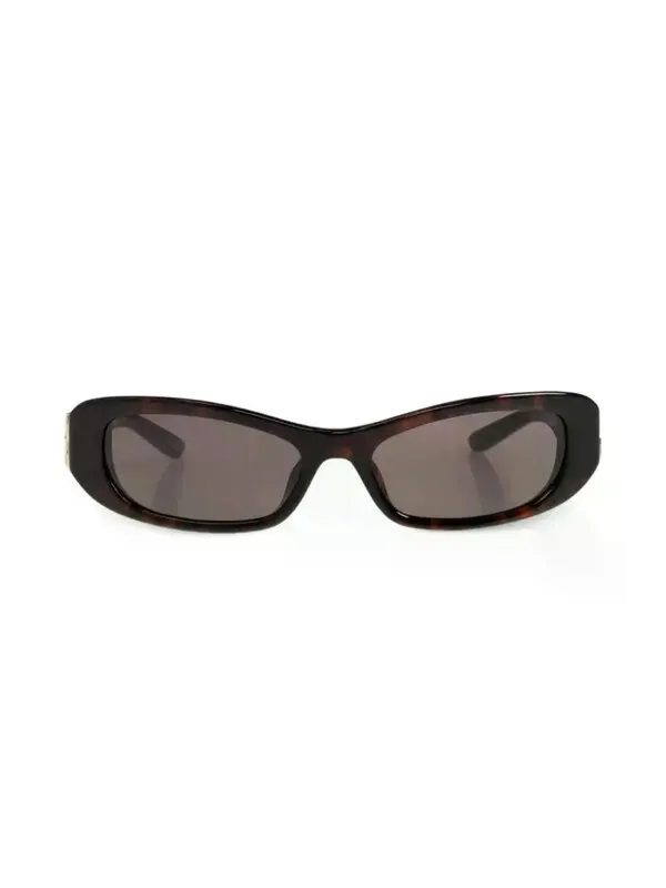 Balenciaga Cosmo Rectangle Sunglasses - Brown