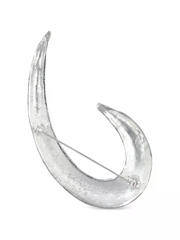 SUSAN CAPLAN 1990s Stylised Curl Brooch