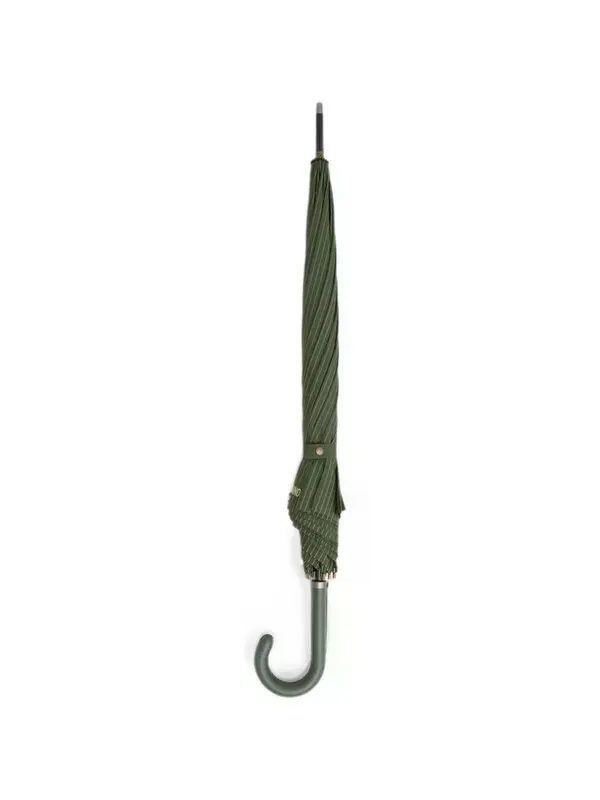 Moschino Pinstripe-pattern Umbrella - Green