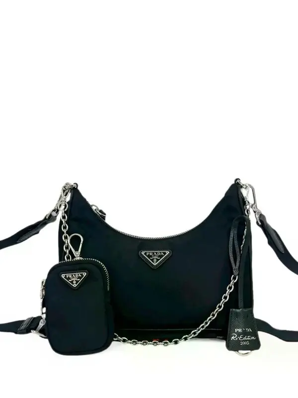 Prada Tessuto Re-edition 2005 Satchel - Black