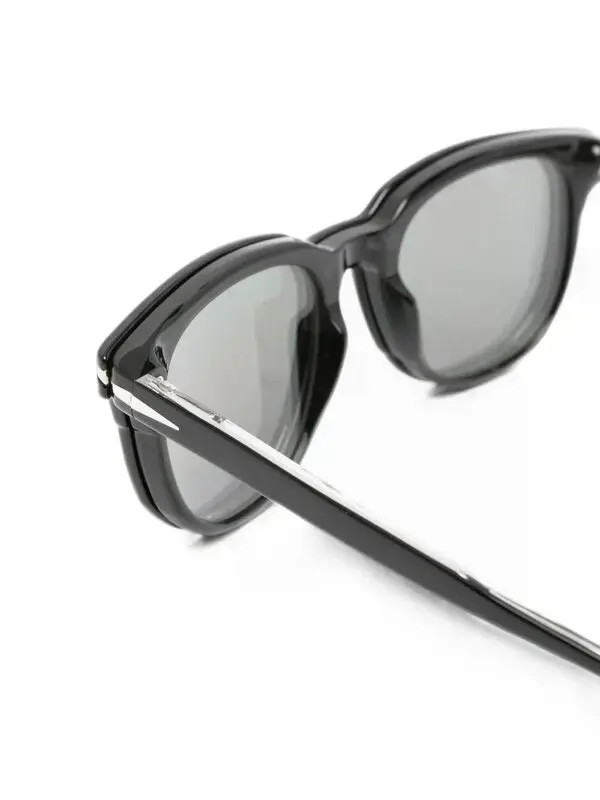 DB EYEWEAR BY DAVID BECKHAM Square Frame Clip-on Sunglasses