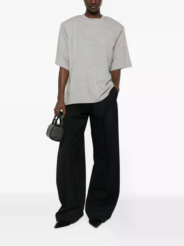 THE FRANKIE SHOP Anira Side-slit T-shirt - Grey