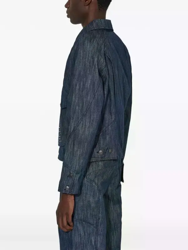 _J.L - A.L_ Mantle Rhinestone-embellished Denim Jacket