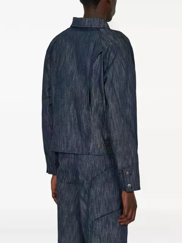 _J.L - A.L_ Mantle Rhinestone-embellished Denim Jacket